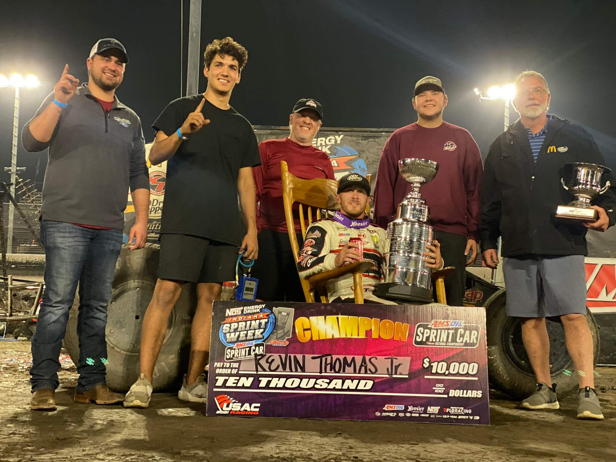 Kevin Thomas Jr. steals Indiana Sprint Week Title - Always Race Day