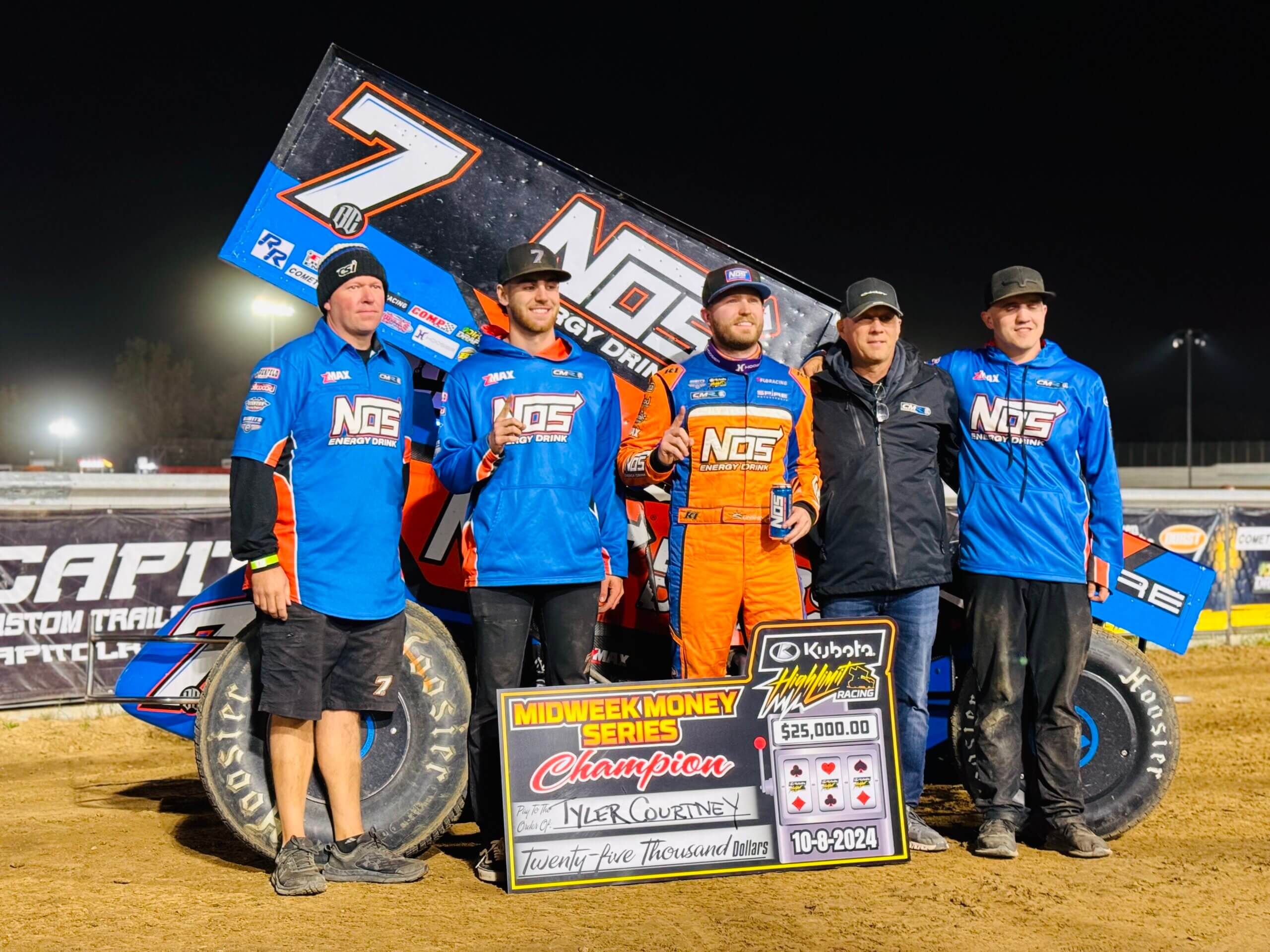Tyler Courtney wins High Limit Mid-Week Money Series championship ...